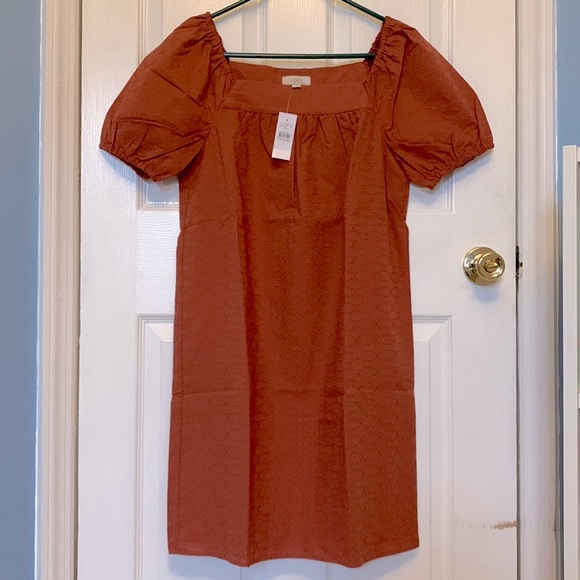 LOFT | Dresses | Loft Square Neck Shift Dress | Poshmark